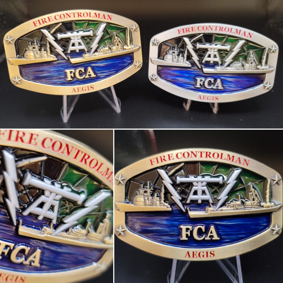 FCA - Fire Controlman (AEGIS) Buckle – Patriot Design Solutions